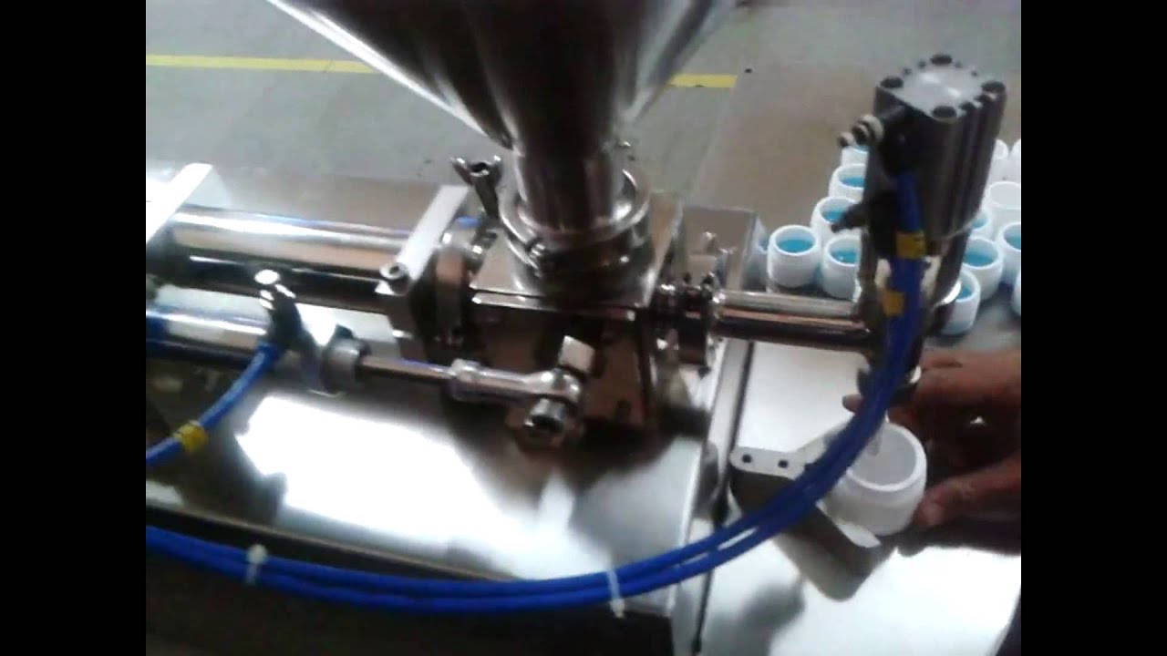 PISTON FILLING MACHINE - YouTube