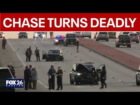 Police chase ends in deadly crash on Highway 6 in Houston