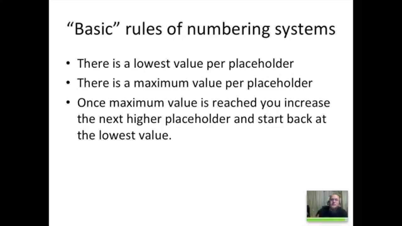 001 - Introduction to Numbering Systems - YouTube