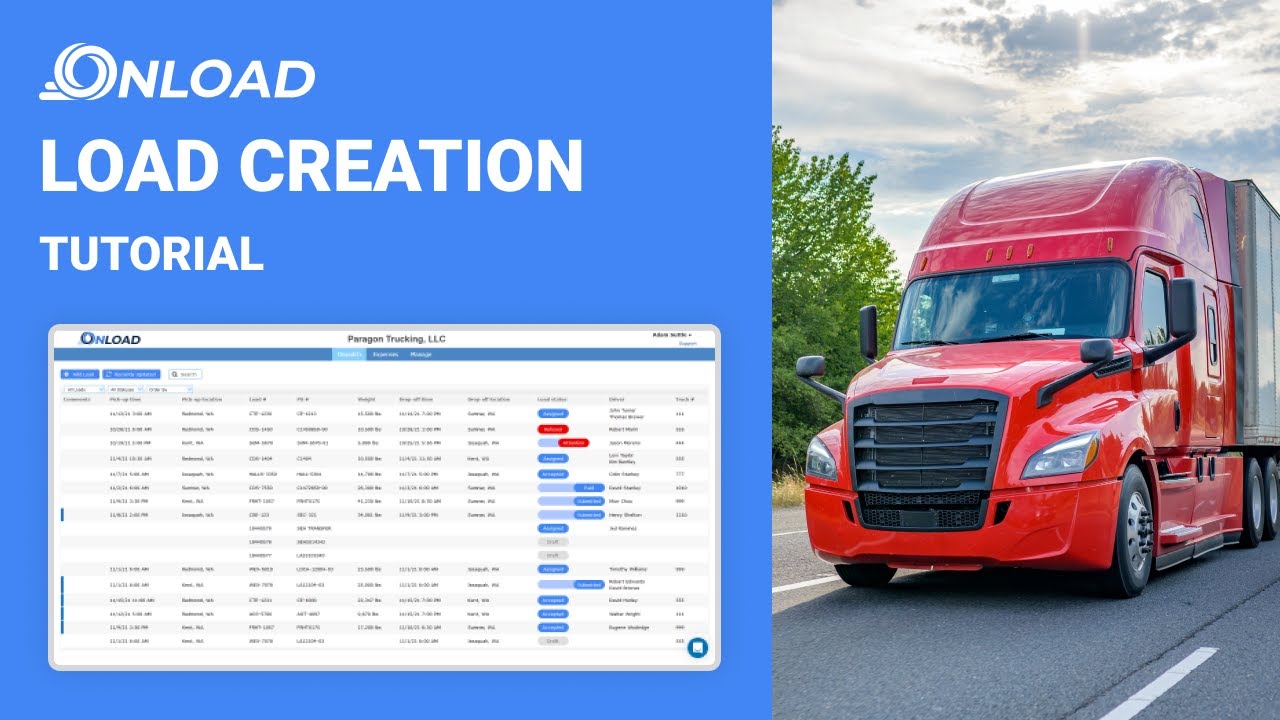 OnLoad: Load Creation Tutorial - YouTube