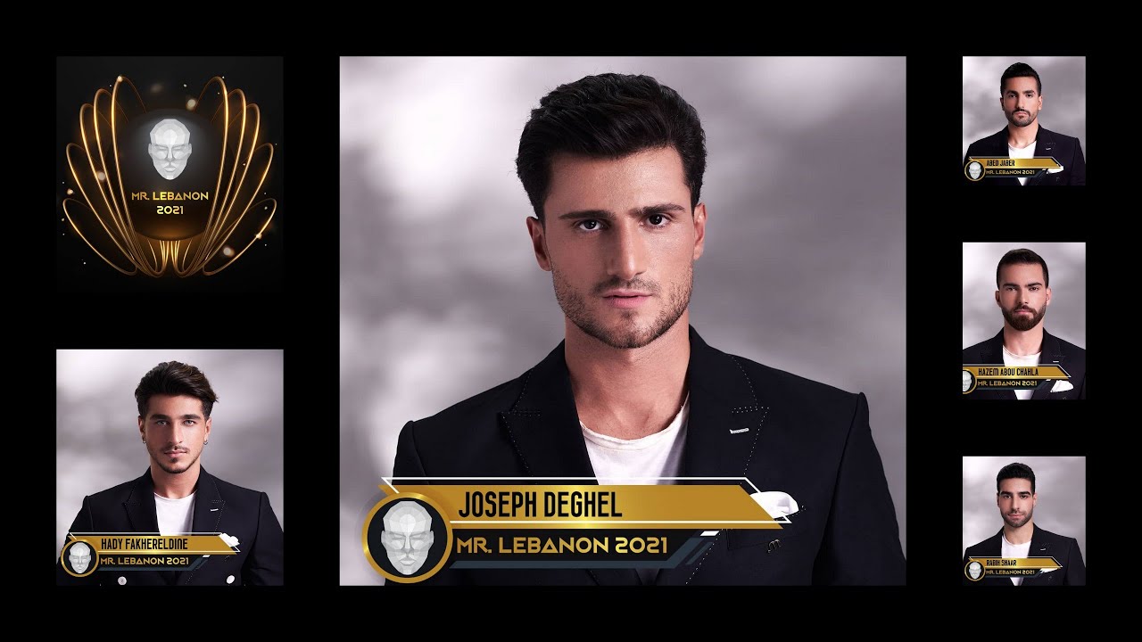 MISTER LEBANON 2021 - OFFICIAL CANDIDATES - YouTube
