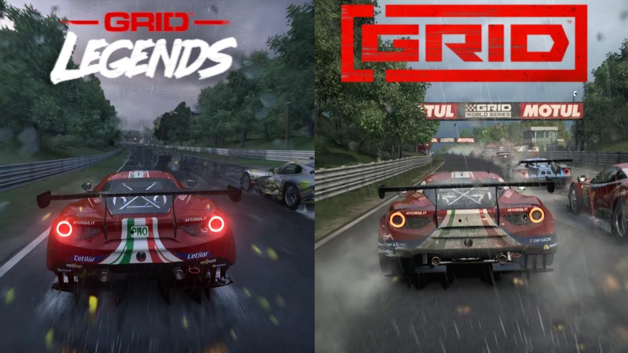 GRID Legends VS GRID (2019) | Rain Comparison | Ultra High Realistic ...