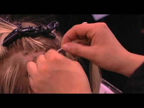 Bond Plus Hair extensions at the IBS Beauty show in NYC - YouTube