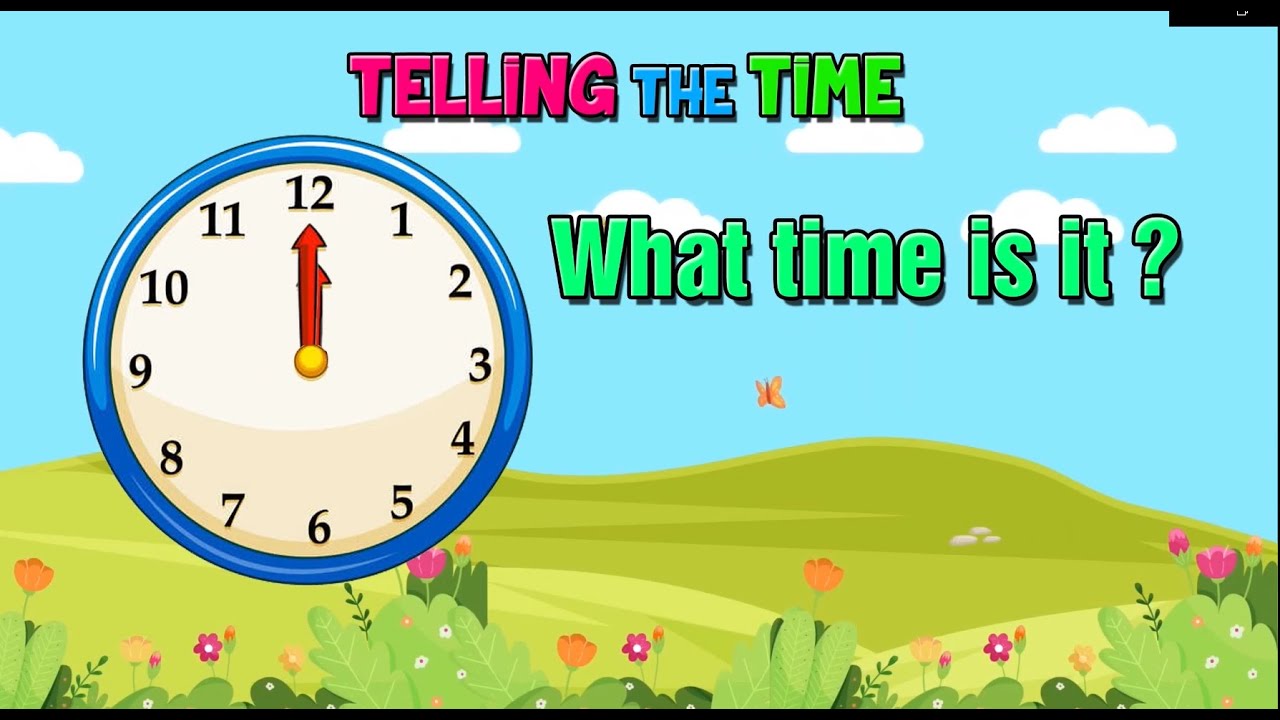 Telling time for kids and more fun educational videos - YouTube