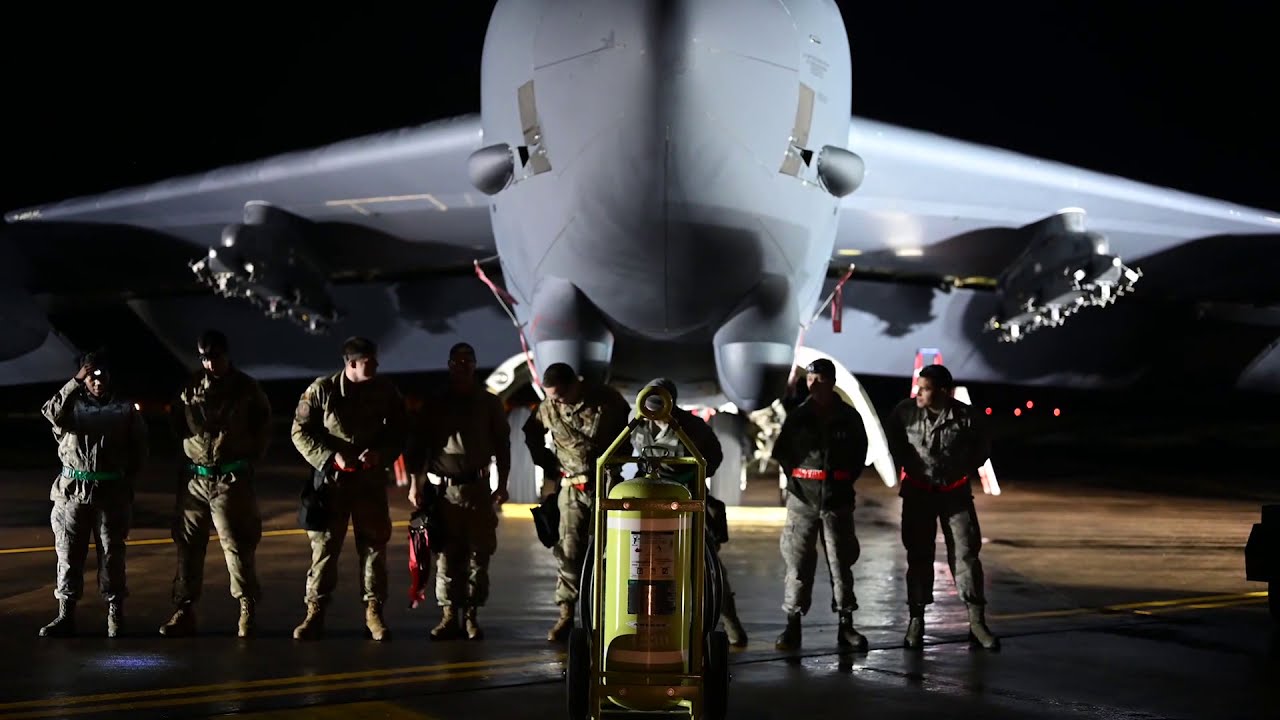 B 52 weapons load - YouTube