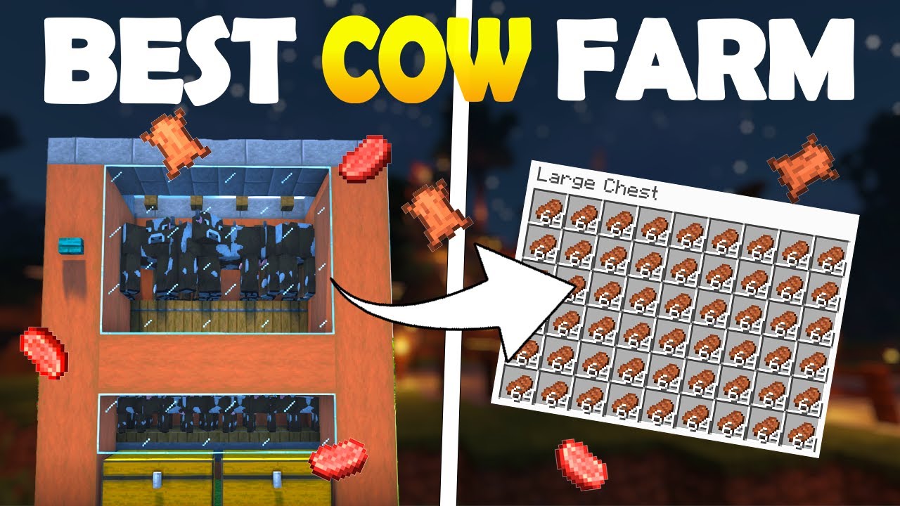 Super Easy Cow Farm in Minecraft 1.20.4 (Tutorial) - YouTube