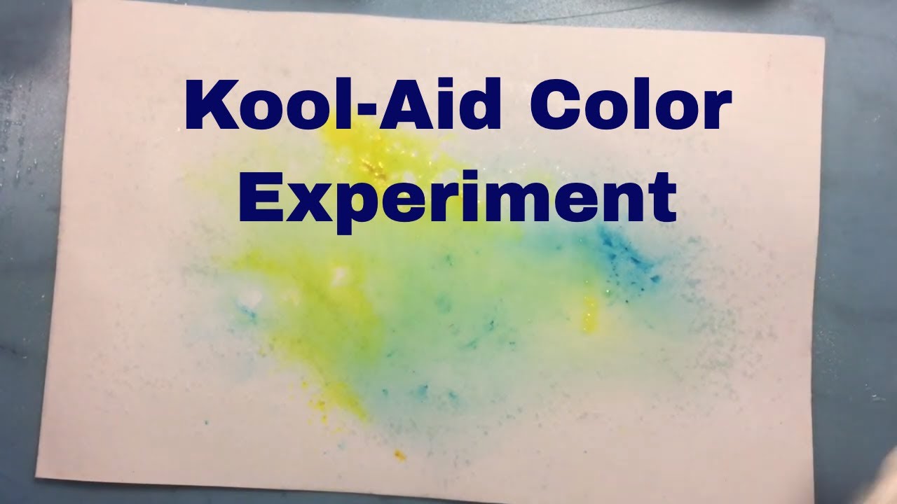 Kool-Aid Color Experiment - YouTube