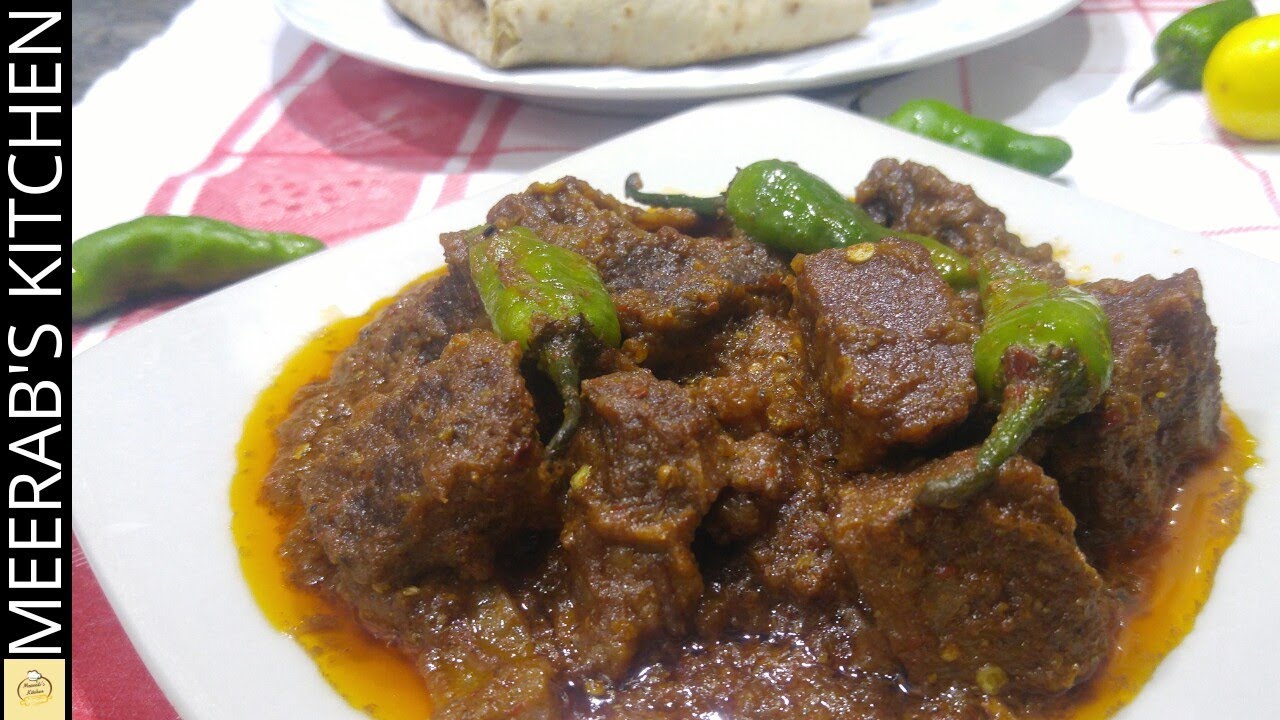 Achar Gosht Recipe (Beef) By Meerab's Kitchen (with voiceover) - YouTube