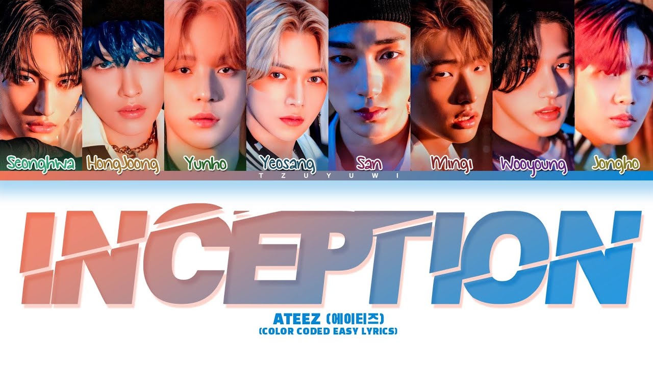 ATEEZ INCEPTION Easy Lyrics - YouTube