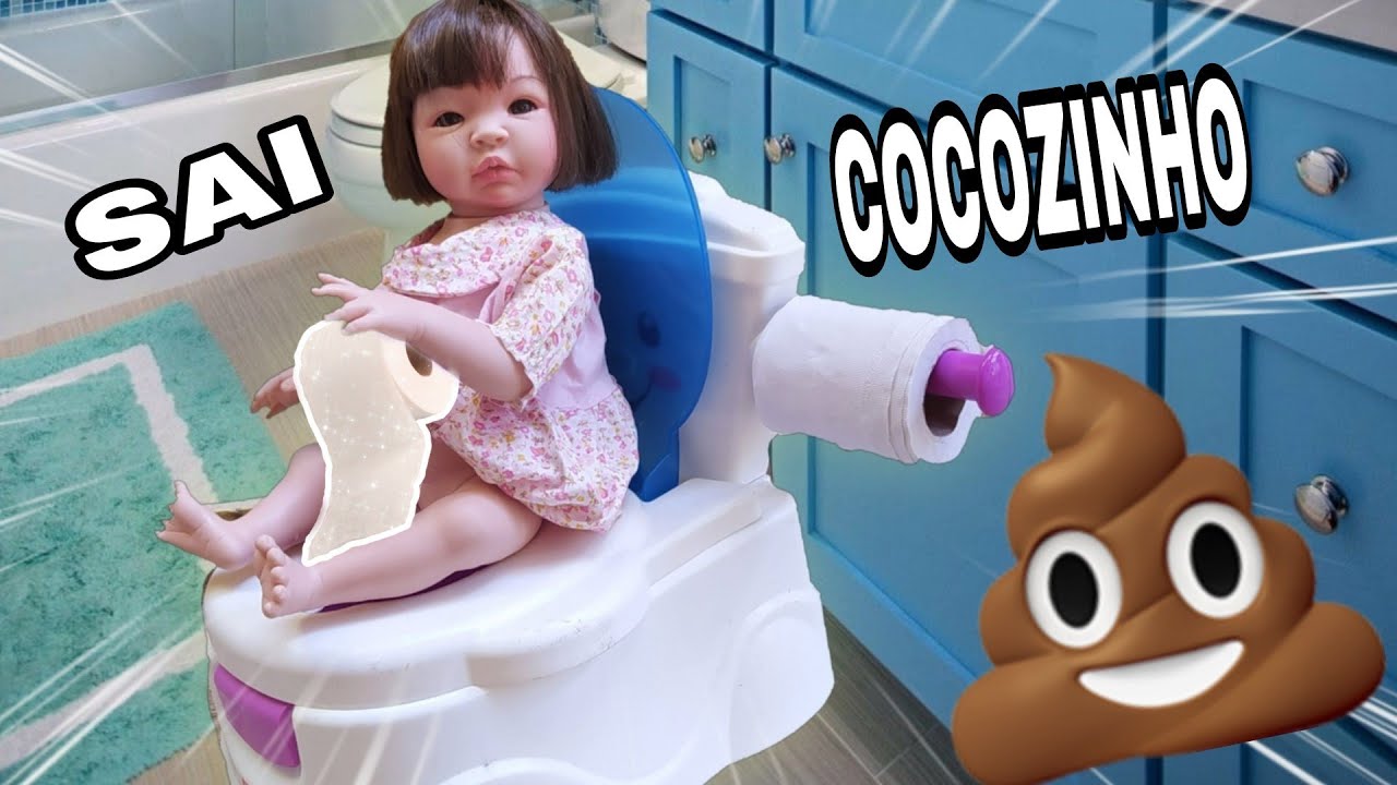 Minha Bebê Reborn Fez Cocô No Penico ( Poop Explosion )💩 - Anna Lívia ...