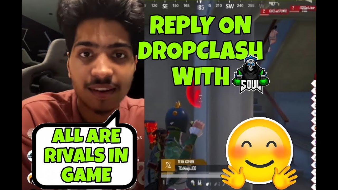 ⚡TX NINJA REPLY ON DROP CLASH WITH SOUL 🔥 INGAME RIVALS - YouTube