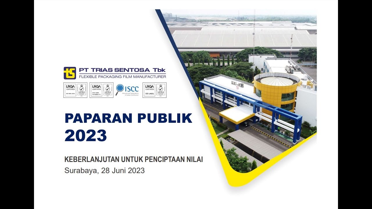 Public Expose | Pubex TRST - Trias Sentosa Tbk. 2023 - YouTube