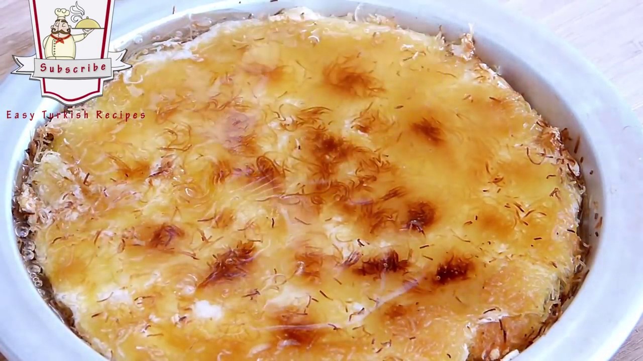 Knafeh Recipe | Turkish Kunefe Recipe - YouTube
