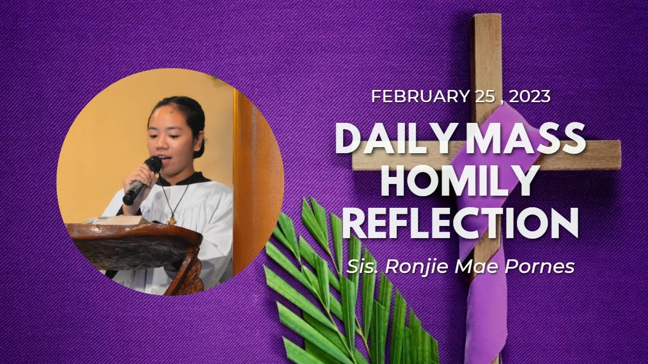 LUKE 5:27-32 | DAILY MASS HOMILY REFLECTION | FEB. 25, 2023 (SIS ...
