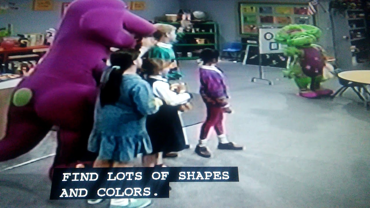 Baby Bop Leave From Red, Blue, and Circles Too - YouTube