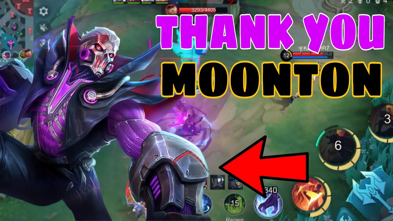 THANK YOU MOONTON FOR ROGER CYBORG WEREWOLF SKIN | Build & Runes | MLBB ...