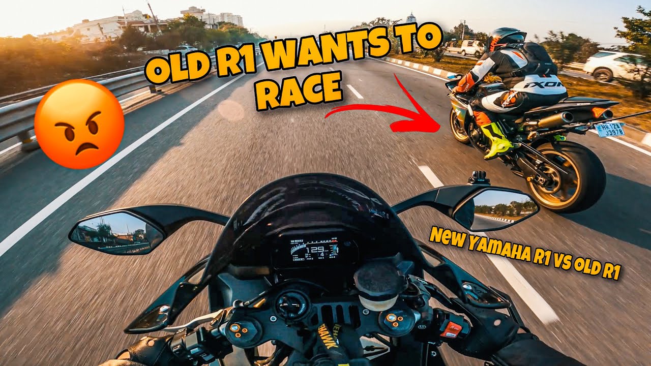 New Yamaha R1 V/S Old R1 🥵 Crossplane engines… @BaronAlpha - YouTube