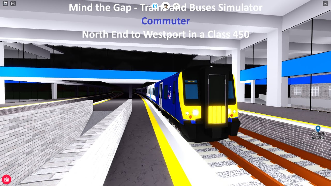 (Roblox) Mind the Gap (Commuter) (North End to Westport in a Class 450 ...