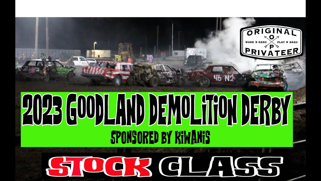 Stock Class Demolition Derby | Goodland 2023 - YouTube