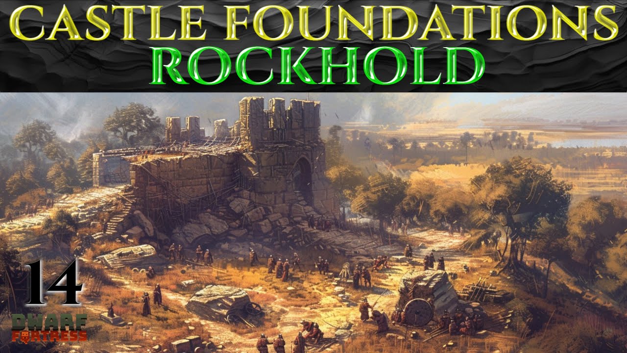 Castle Foundations Lets Play Dwarf Fortress Gameplay Ep 14 Youtube