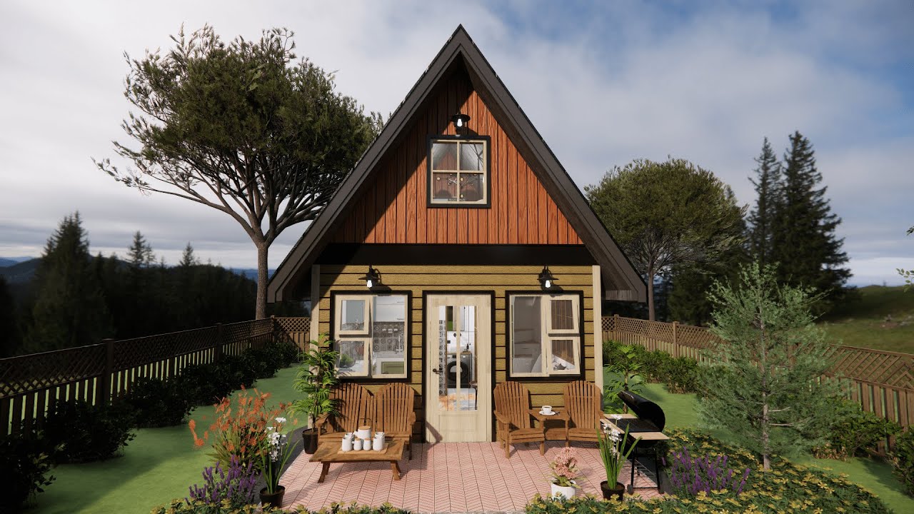 AMAZING !!! 4x4m Cozy Small House - YouTube