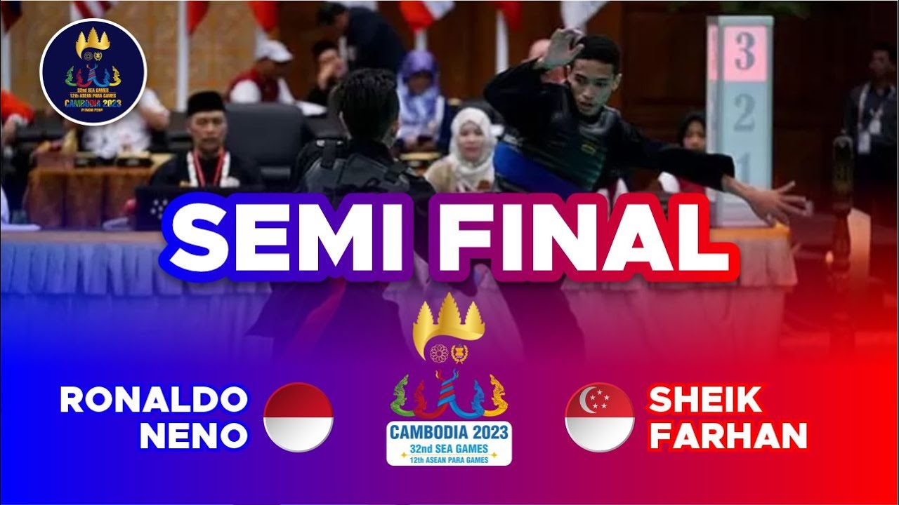 Semi Final - Ronaldo Indonesia vs Sheik Farhan Singapore SEA GAMES ...