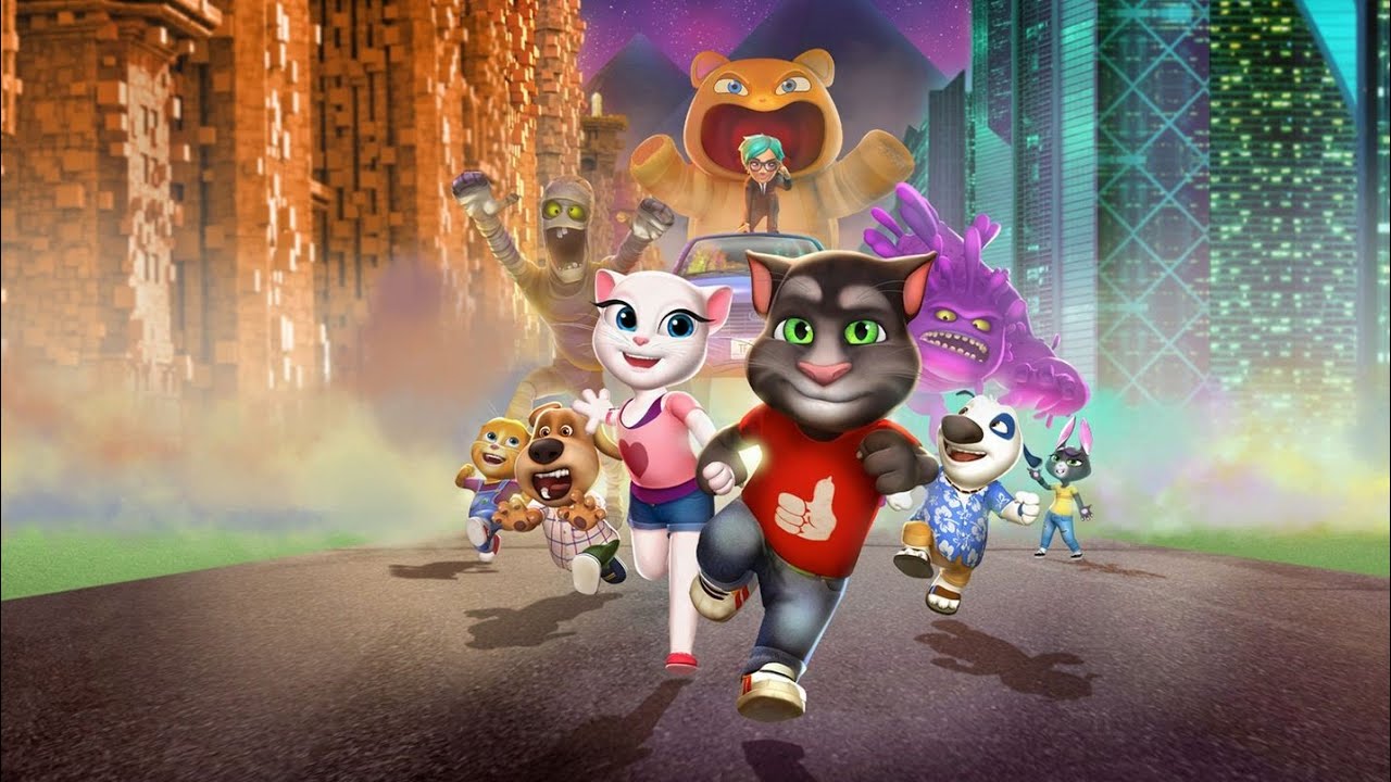 angela and talking friends gameplay | Talking Tom Shorts | Competition ...