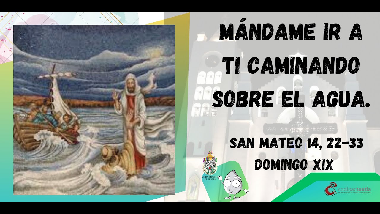 Evangelio del día San Mateo 14, 22-33 Domingo XIX 2023-08-13 Mons ...