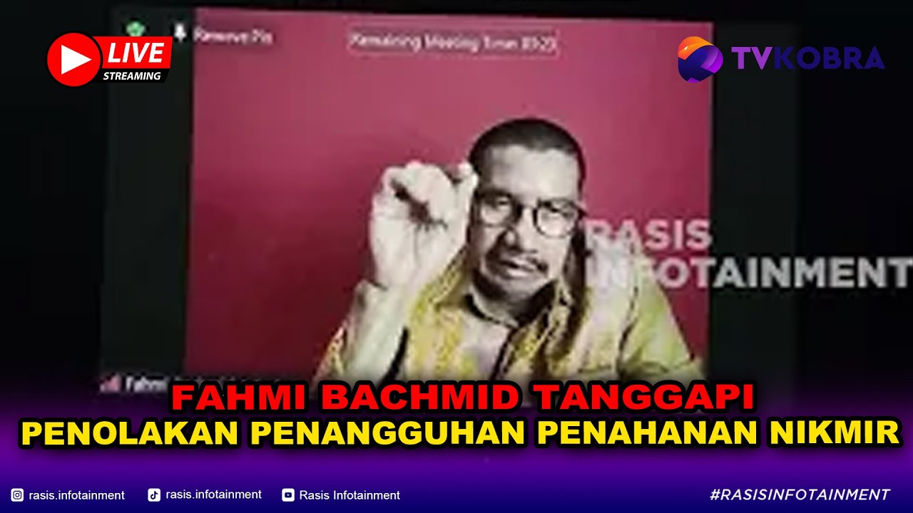 🔴 LIVE FAHMI BACHMID BICARA SOAL PENOLAKAN PENANGGUHAN PENAHANAN NIKITA ...