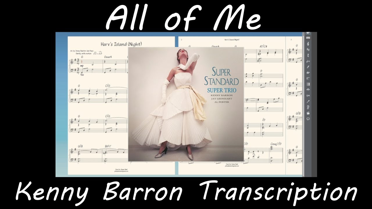 **All of Me** Kenny Barron Piano Transcription | Free Download - YouTube