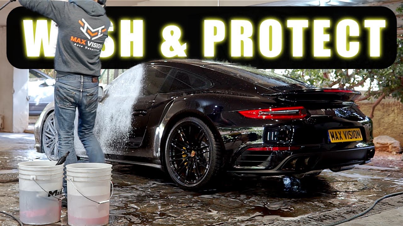 Porsche 991 Turbo - Wash & Protect -Auto Detailing - YouTube