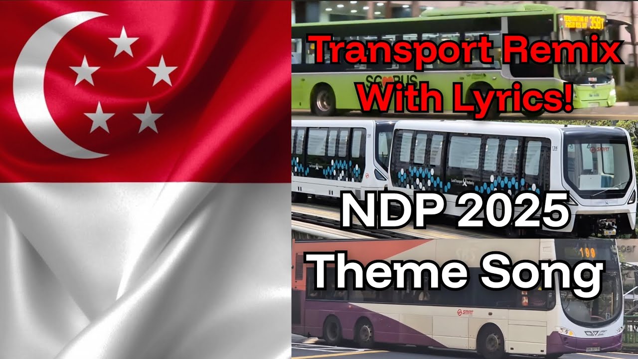 SG60 NDP 2025 Song | Here We Are 🇸🇬 Public Transport Remix | - YouTube