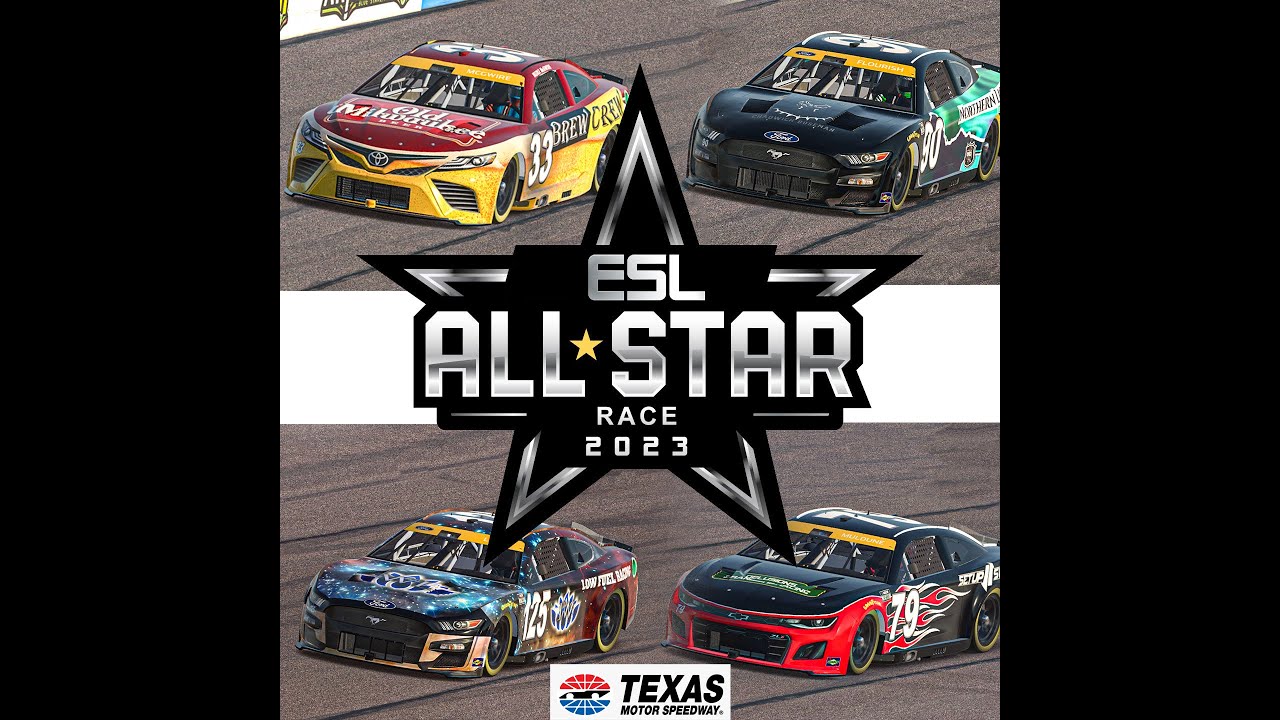ESL Nascar Next Gen S8 All Star Race Texas Motor Speedway iRacing Ai ...