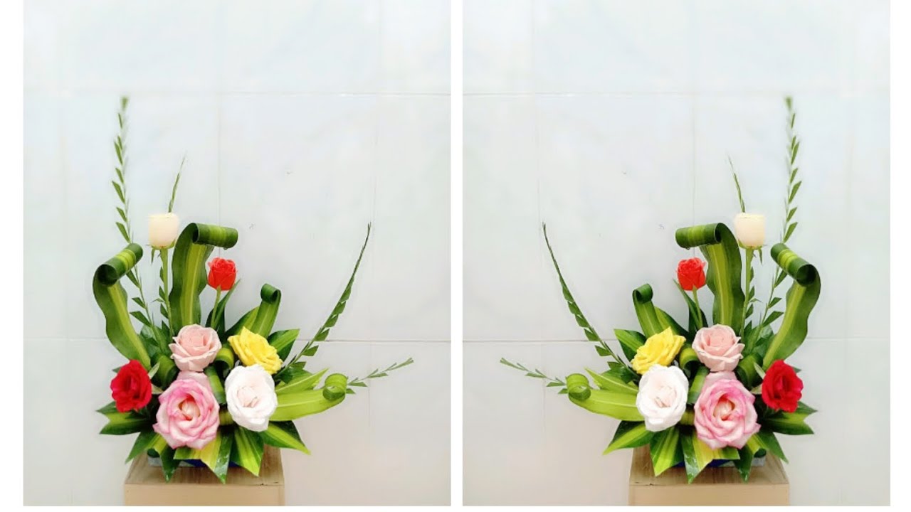 181#Cách cắm hoa hồng 7 bông tại nhà dễ làm #flowers #florist # ...