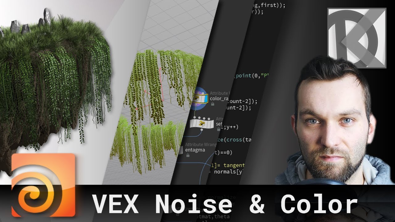 Houdini Noise, Color Ramps & Orientation | Floating Island Series #8 ...