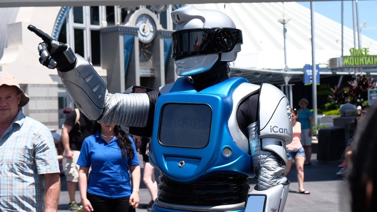 New interactive robot iCan in Tomorrowland at Walt Disney World, Magic ...