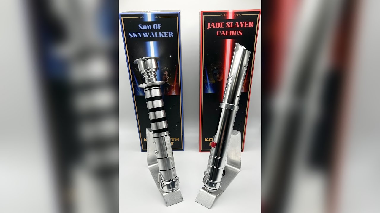 The Korbanth Jade Slayer And Son Of Skywalker Sabers! - YouTube