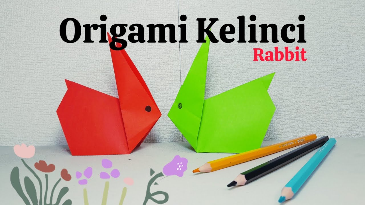 Origami Fun And Easy | Origami Kelinci Mudah | Keterampilam Mainan ...