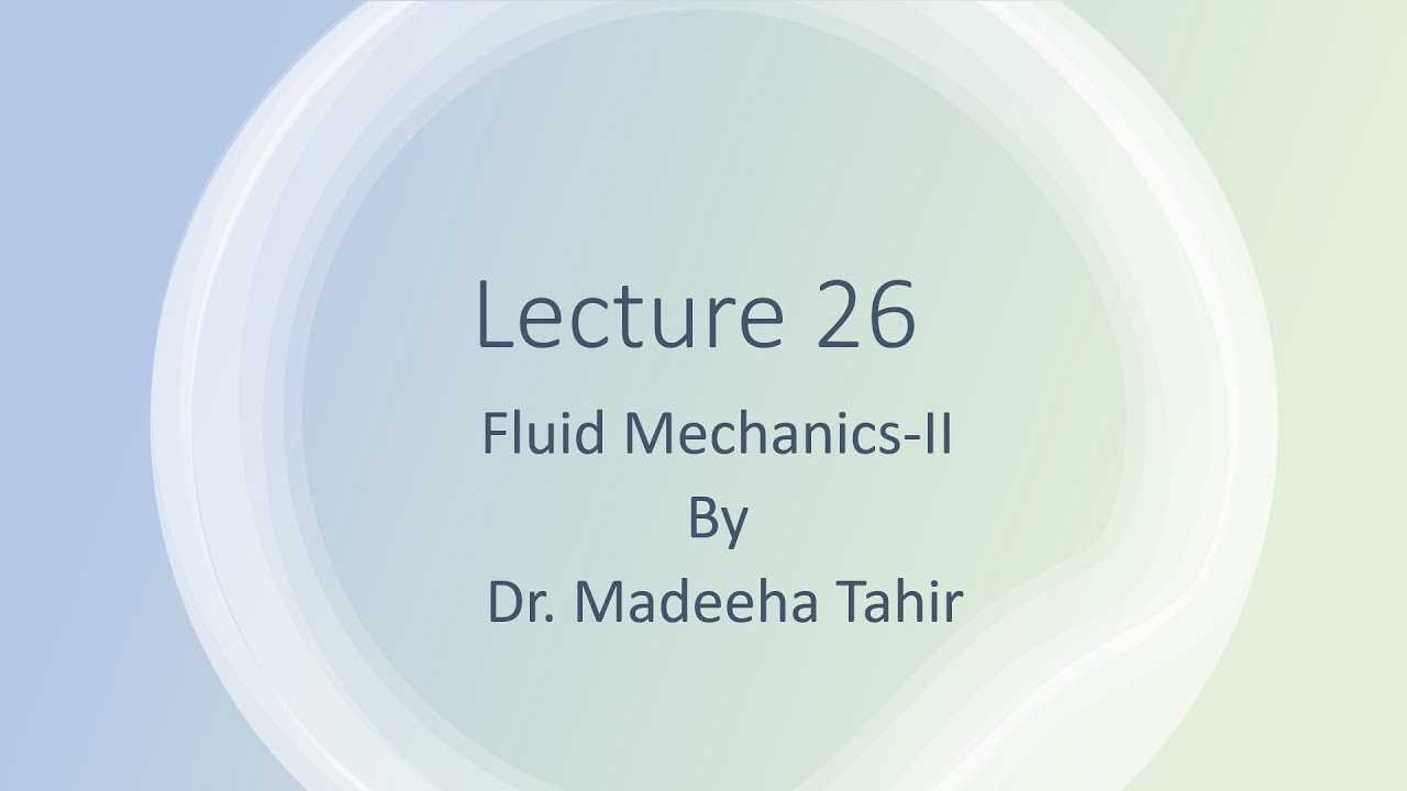 Stokes' Second Problem Fluid Mechanics Lecture 26 - YouTube