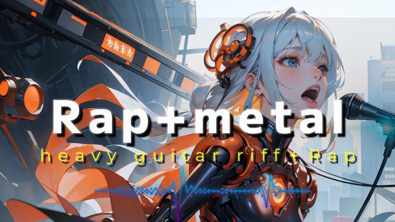 【Rap+metal】heavy guitar riff＋Rap【作業用BGM】 - YouTube
