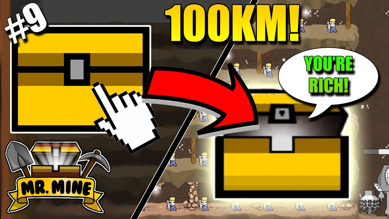 FIRST GOLDEN CHEST UNBOXING! | Mr. Mine #9 (100 KM) - YouTube