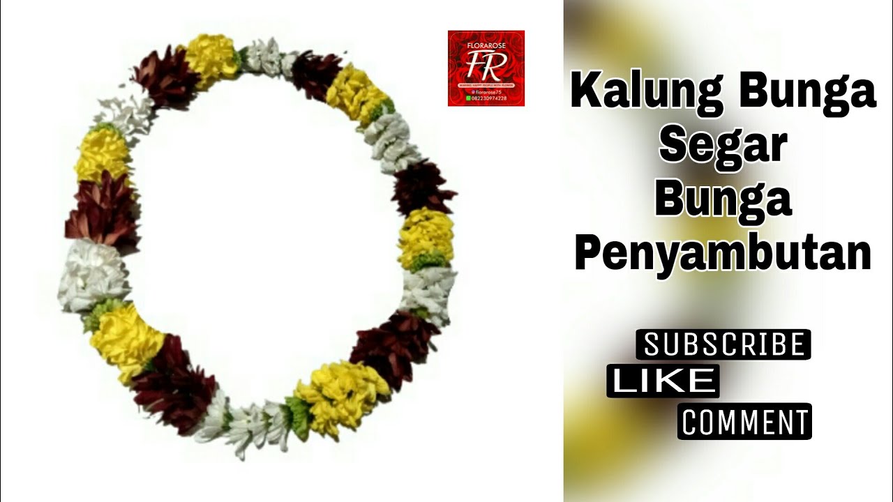 Tutorial Bagaiman Membuat Kalung Bunga Segar #kalungbungapenyambutan ...