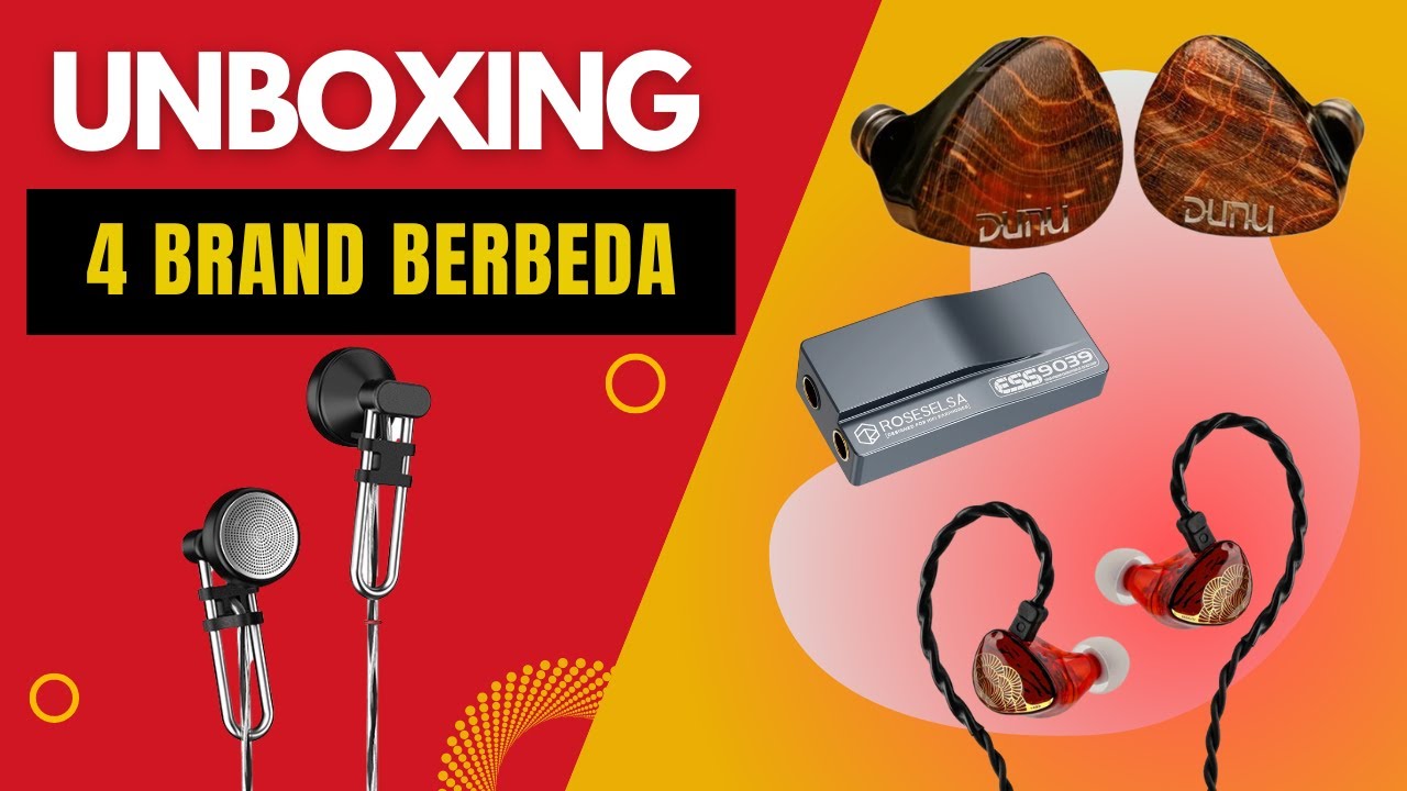 Buki-Buki Lagi 🤩 - UNBOXING IEM DUNU DA VINCI, TANGZU XUAN NV, DONGLE RS9039 & EARBUD MOONDROP ...