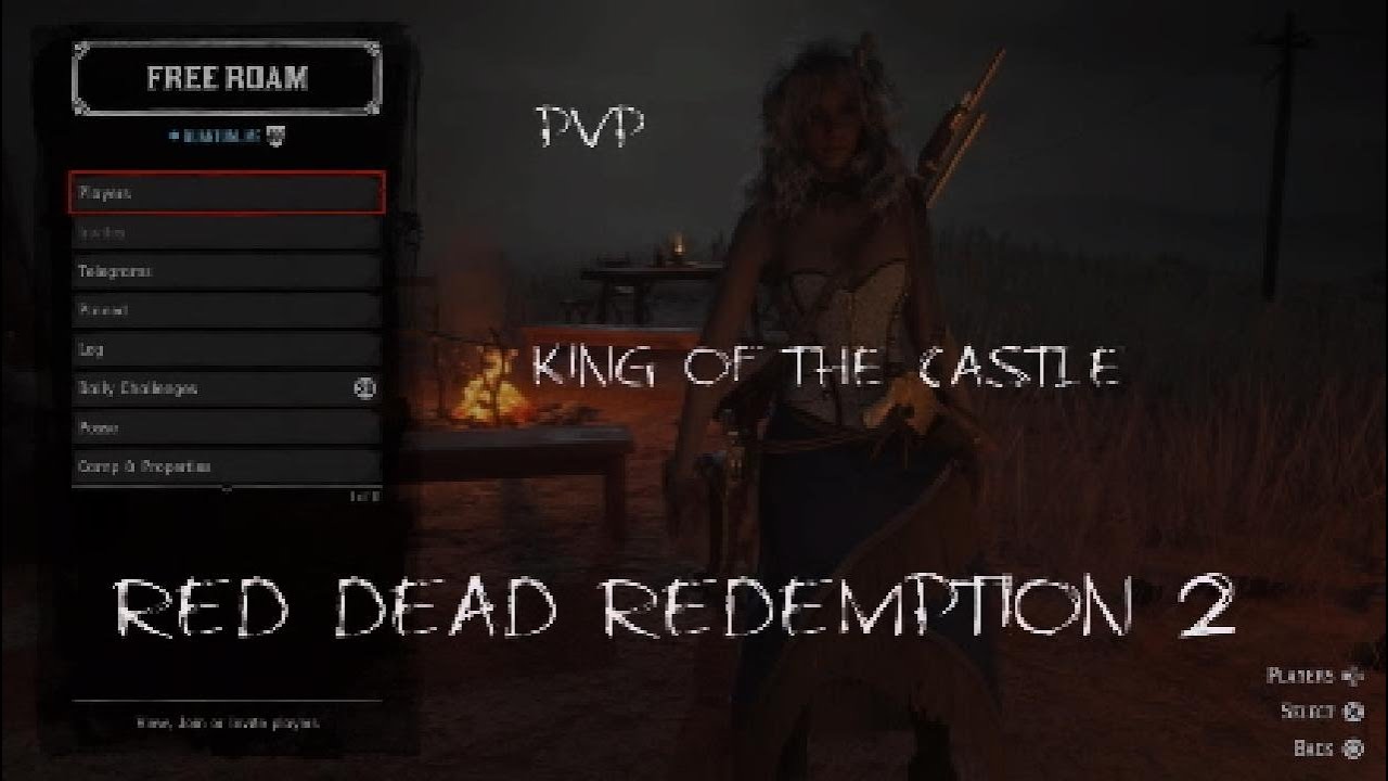Red dead redemption 2 online pvp king of the castle hdr - YouTube