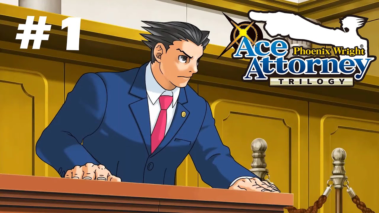 Pheonix Wright Ace Attorney Playthrough: Chapter 1 - YouTube