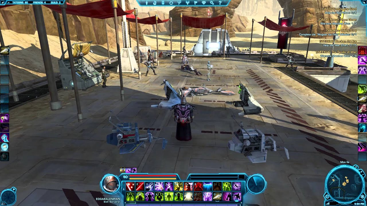 Tatooine Speeder Vendor HD swtor.lrn2game.com - YouTube