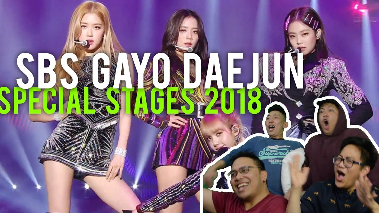 SBS GAYO DAEJUN 가요대전 2018 Special stages (Reactions) - YouTube