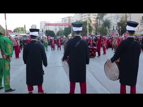 Adana'da 5 Ocak Kutlamalarında Jandarma Mehteran Takımı'nın Gösterisi (5 Ocak 2023)