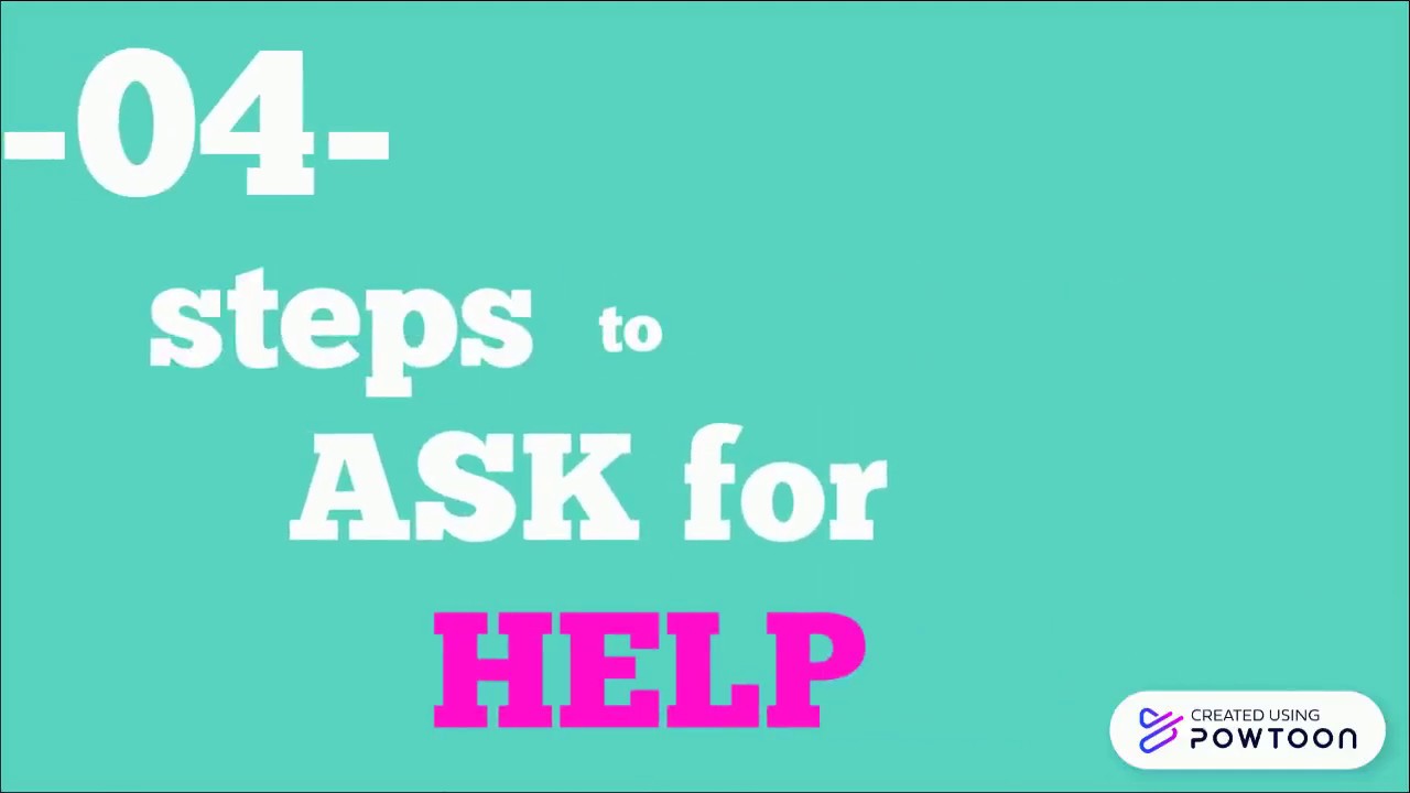 ASKING FOR HELP in 4 easy steps - YouTube