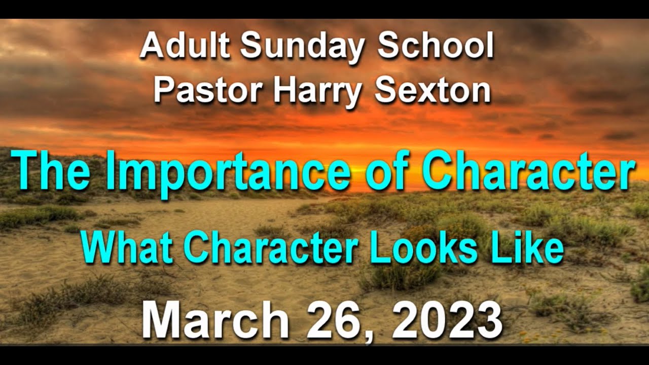 Adult Sunday School Harry Sexton 03 26 2023 - YouTube